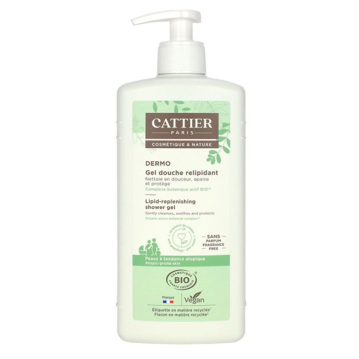 Cattier Gel Douce Relipidant 500Ml