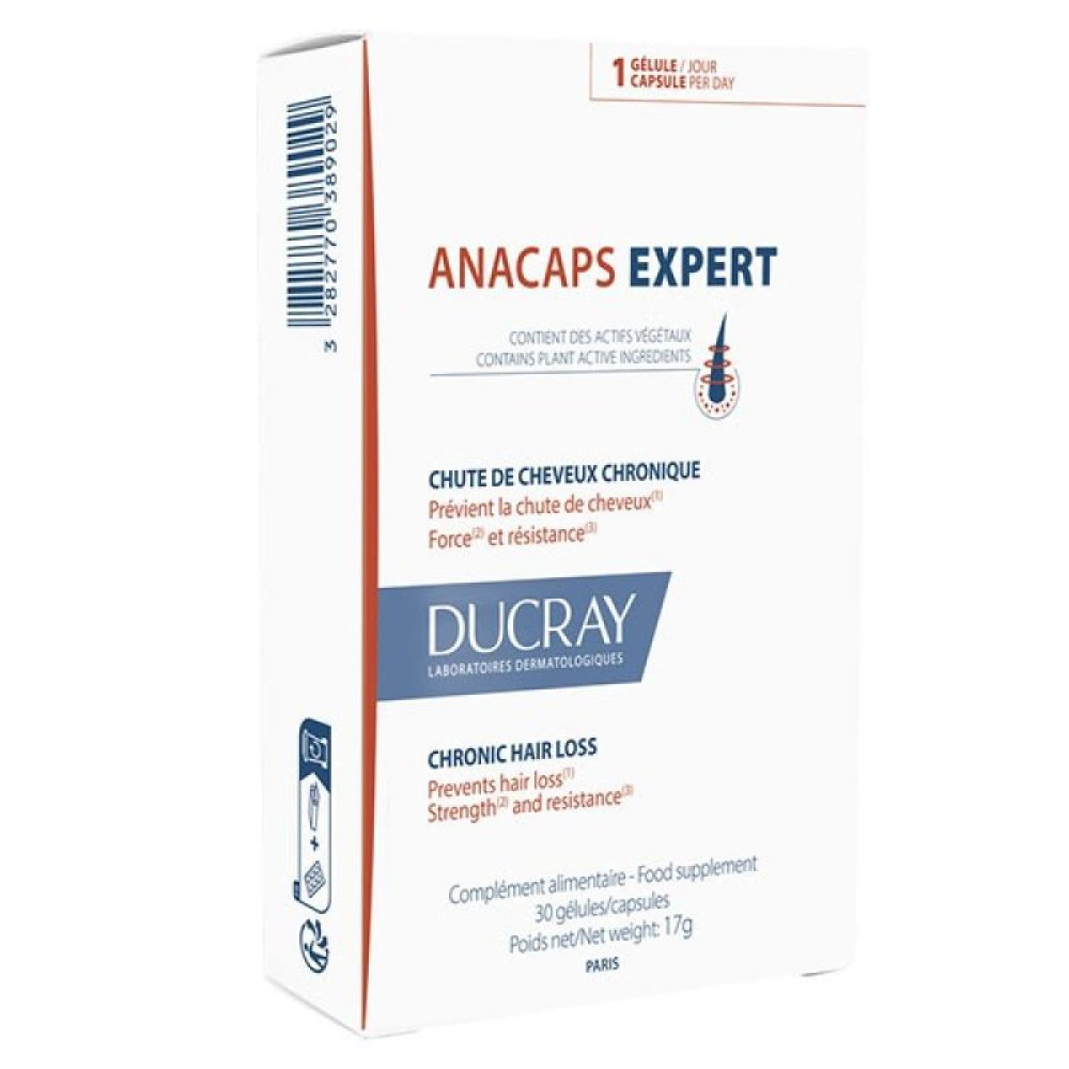 Ducray Anacaps Expert Gelu Bt30