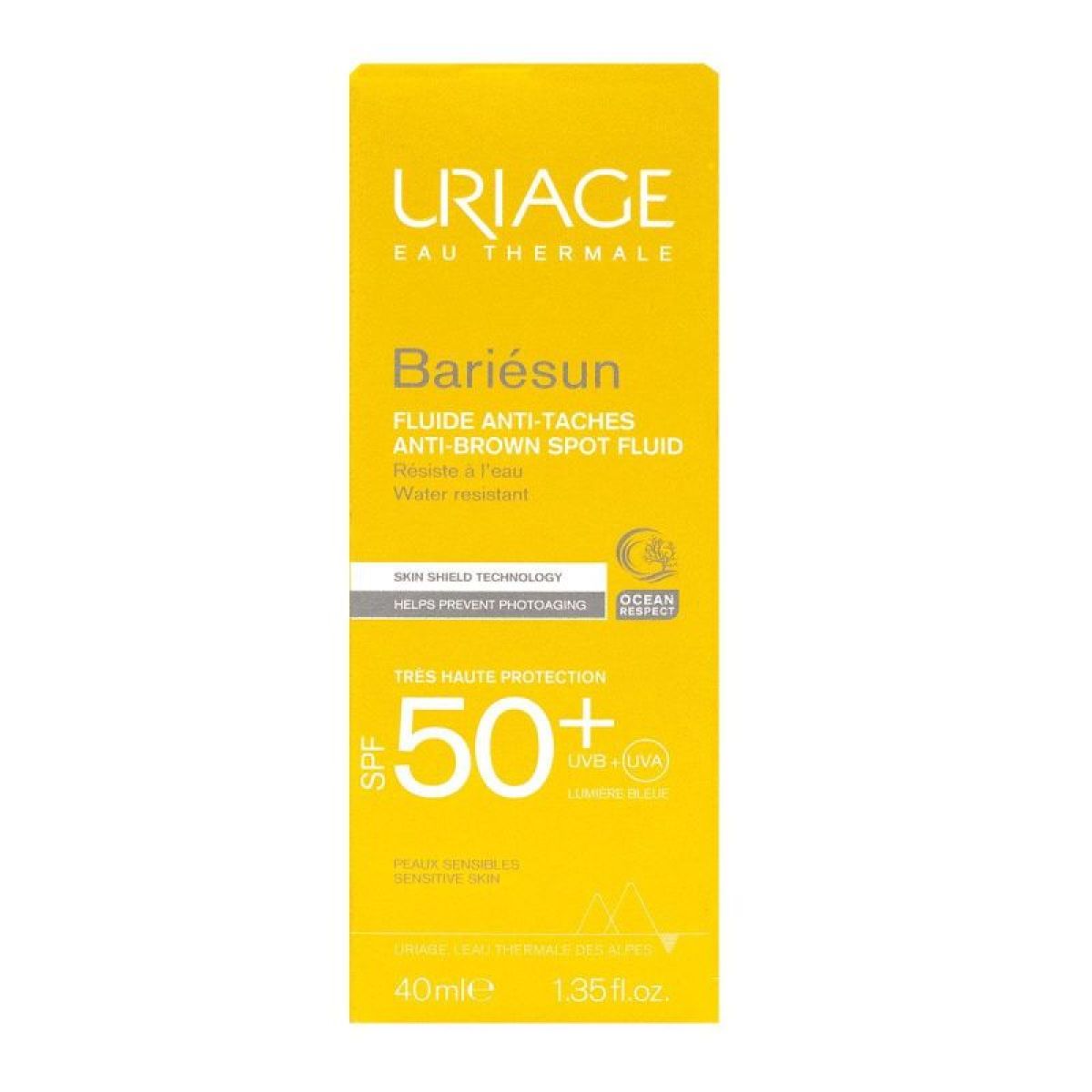 Bariesun fluide anti-taches très haute protection SPF50+ 40ml